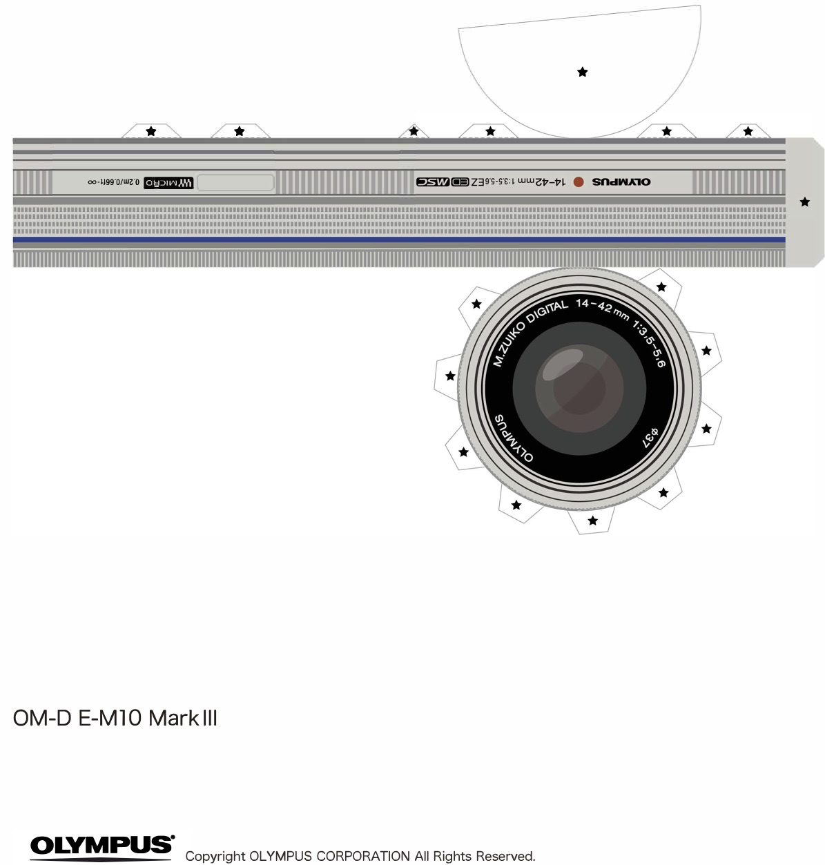 Create a papercraft Olympus E-M10 Mark III camera - 43addict